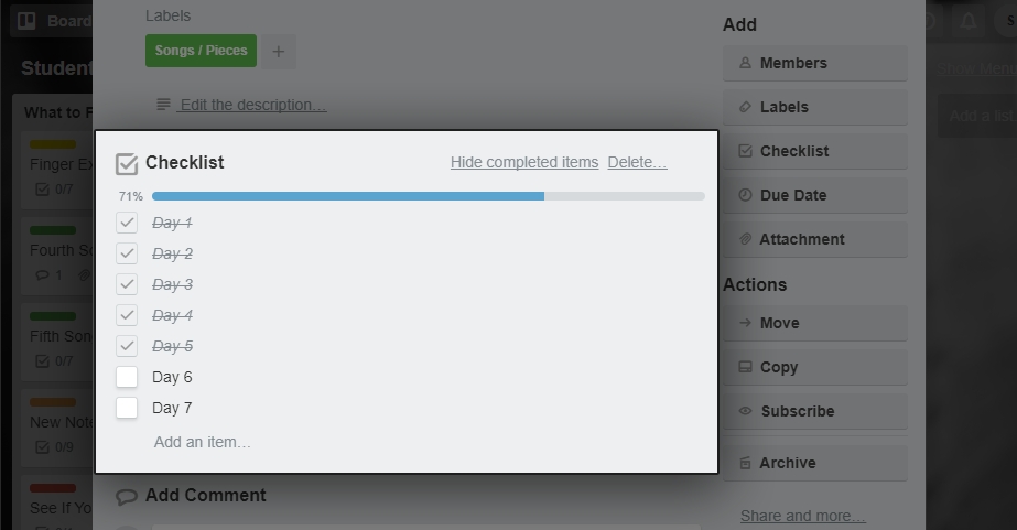 An Introduction to Music Practice with Trello - STUDIO CLINE