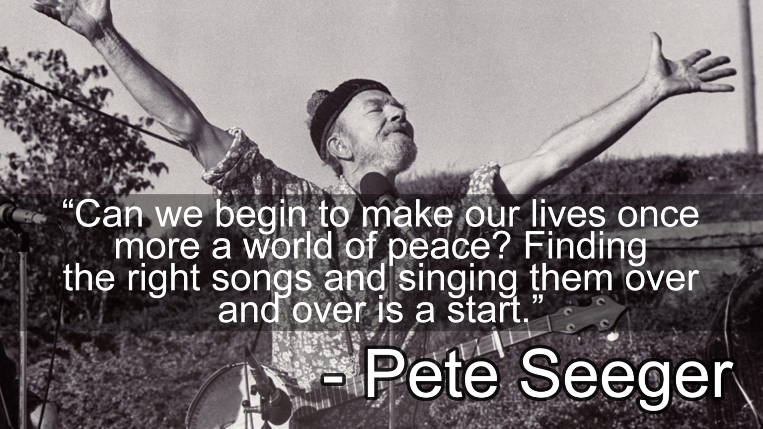 5 Days of a Great Musician: The Story & Music of Pete Seeger - STUDIO CLINE